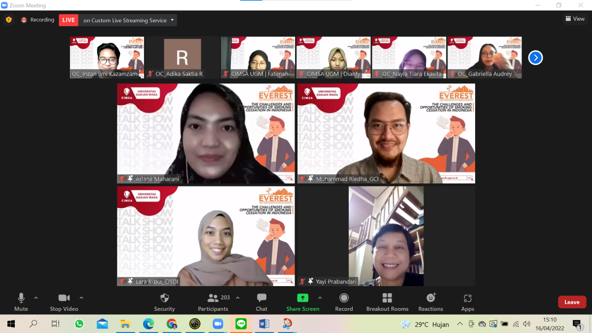EVEREST: Early Intervention for Smoking Prevention – CIMSA UGM